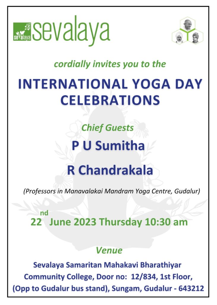 Yoga day celebrations across the locations of Sevalaya – Sevalaya