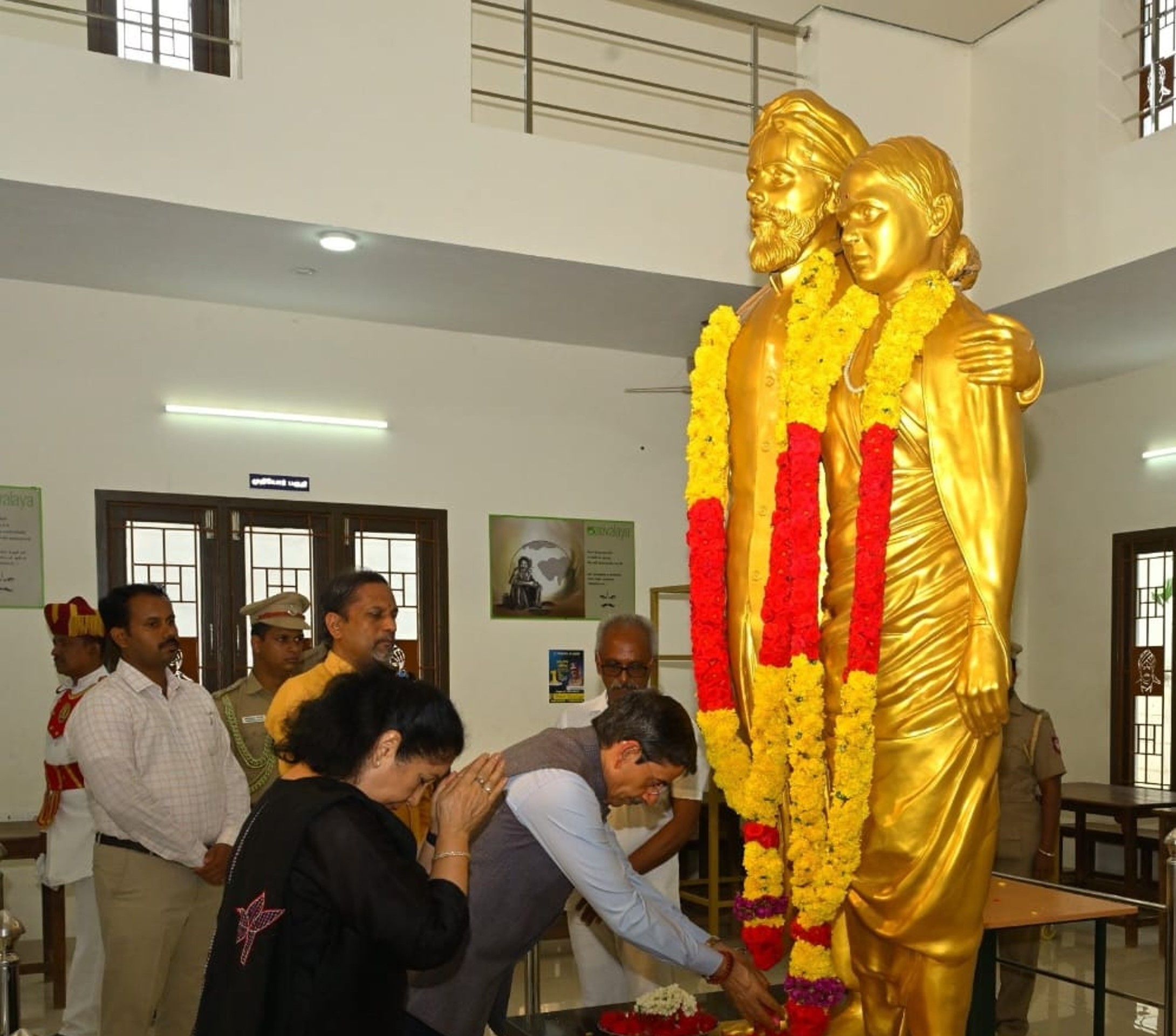 Hon. Governor R N Ravi Visits Sevalaya’s Chellammal Bharathi Memorial ...